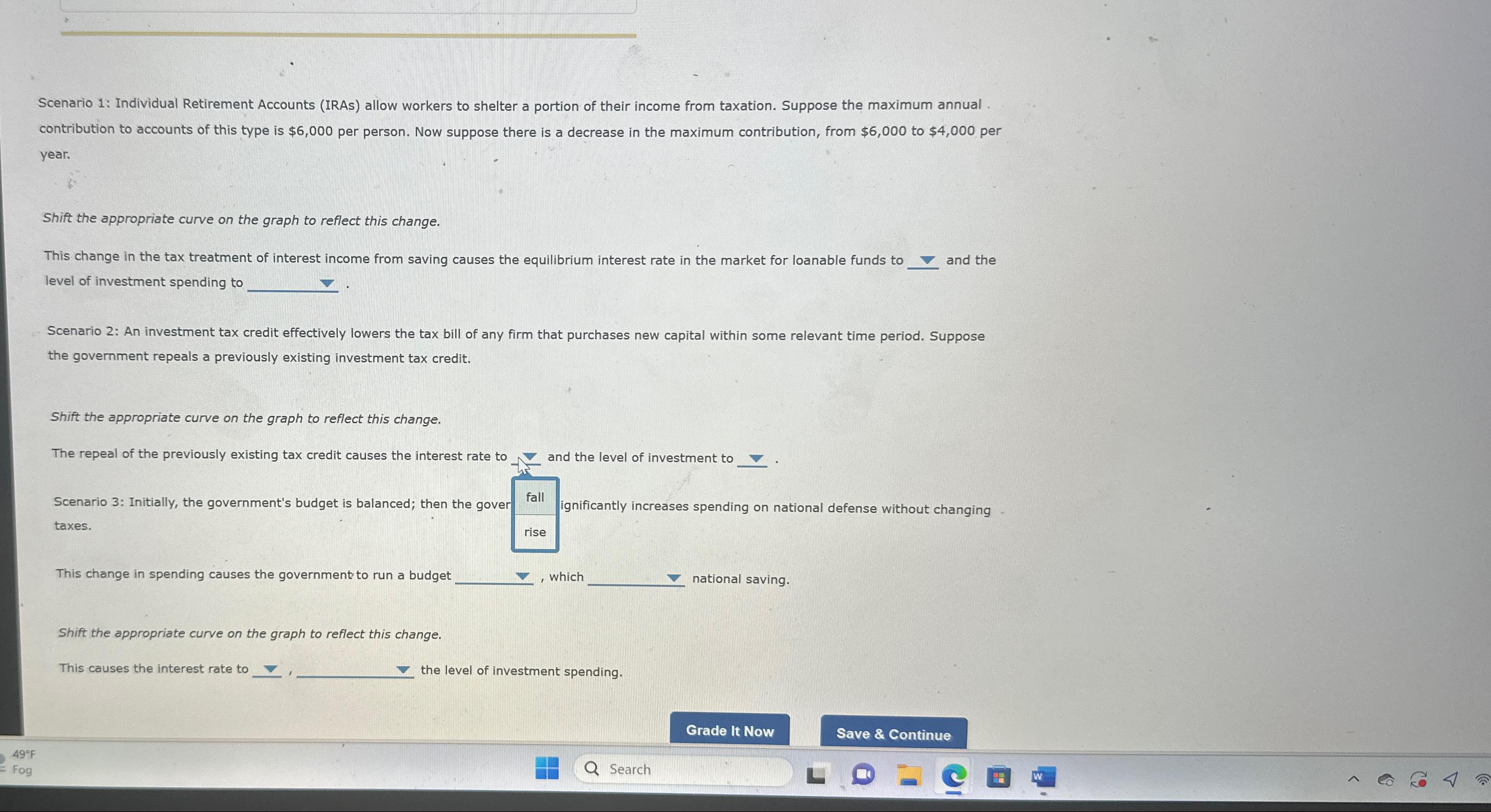 Solved Scenario 1: Individual Retirement Accounts (IRAs) | Chegg.com