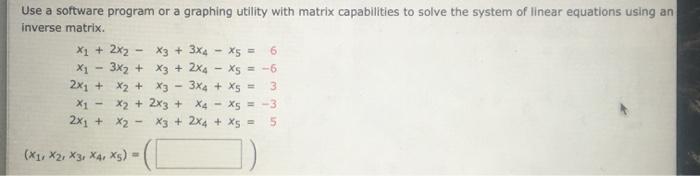 Solved Use a software program or a graphing utility with | Chegg.com