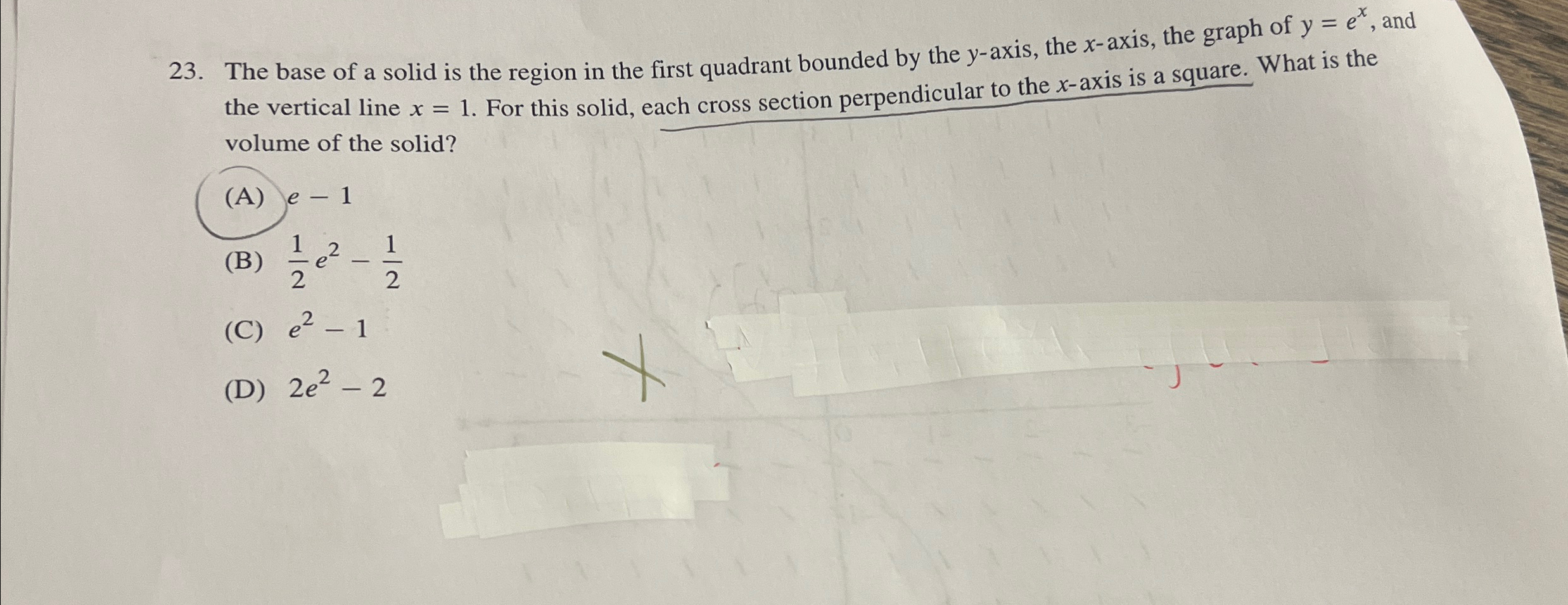 Solved The base of a solid is the region in the first | Chegg.com