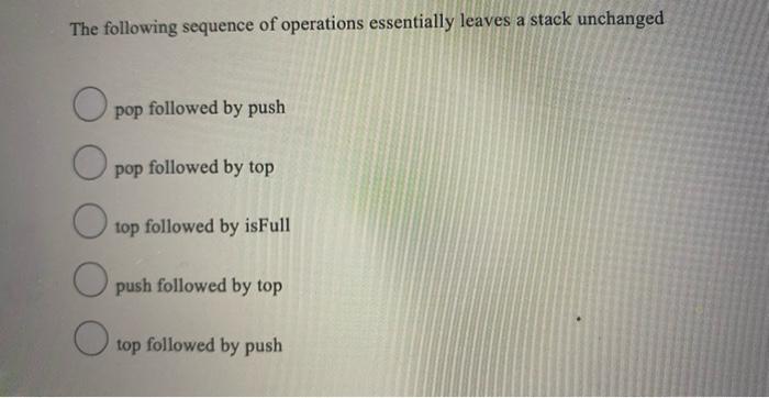 Solved The enqueue operation should be classified as a | Chegg.com