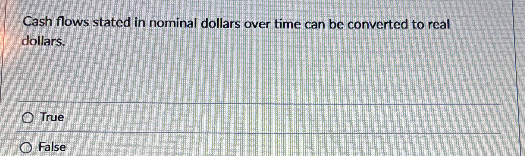Solved Cash Flows Stated In Nominal Dollars Over Time Can Be 0735