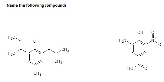 Solved Name the following compounds HC CH3 H2C CHE HOO CH3 | Chegg.com