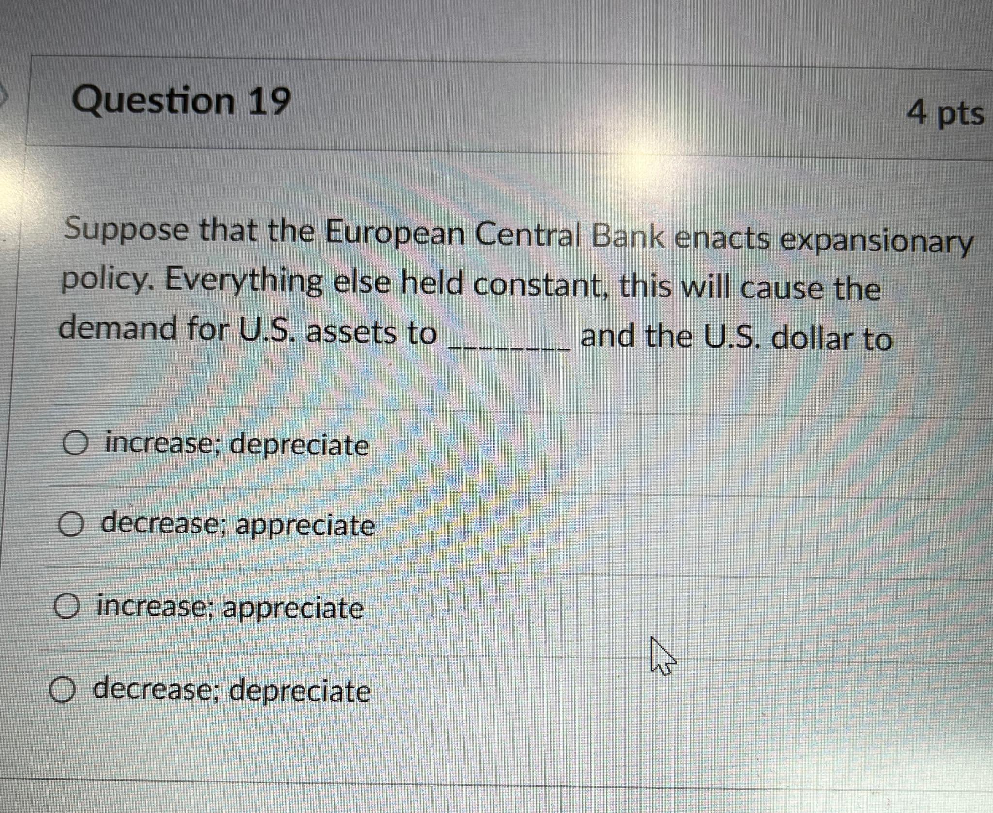 Solved Question 194 ﻿ptsSuppose that the European Central | Chegg.com
