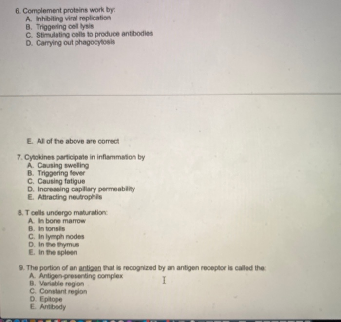 Solved 1. Which of the following is part of our adaptive | Chegg.com