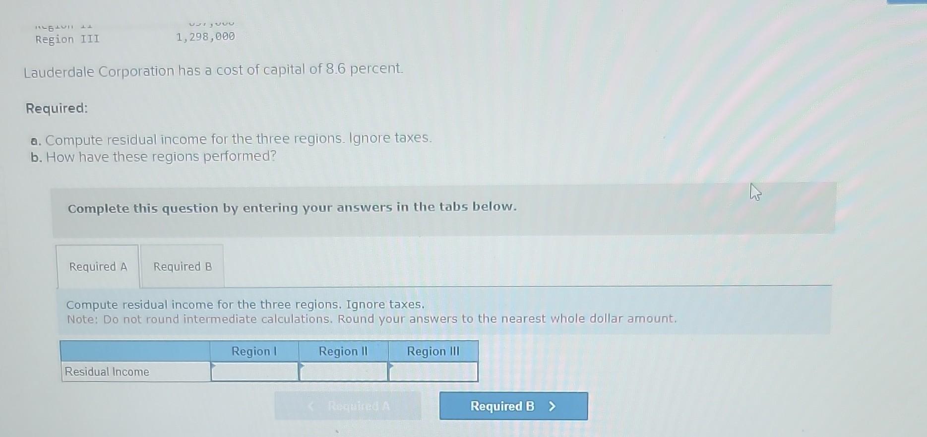 Solved Exercise 14-32 (Algo) Comparing Business Units Using | Chegg.com