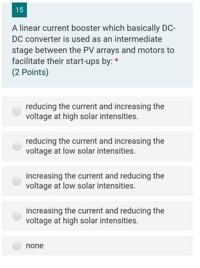 Solved 15 A linear current booster which basically DC- DC | Chegg.com