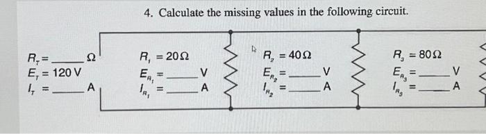 Solved 5. Calculate the missing values in the following | Chegg.com