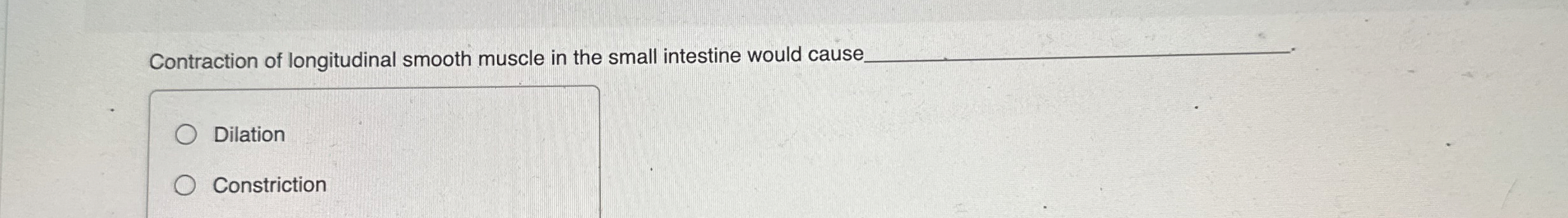 Solved Contraction of longitudinal smooth muscle in the | Chegg.com