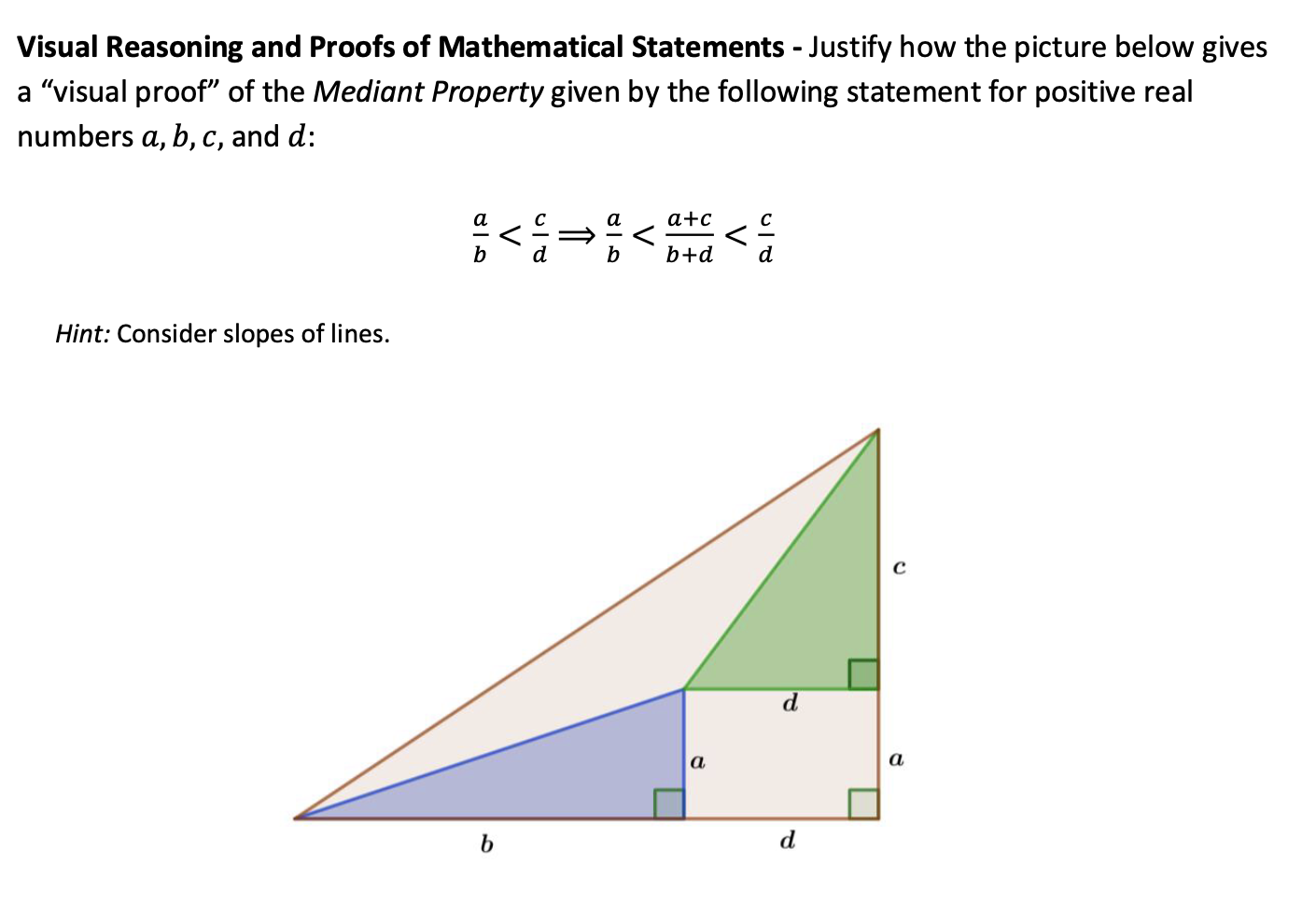 Visual Reasoning and Proofs of ﻿Mathematical | Chegg.com