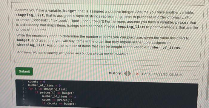 Solved Assume you have a variable, budget, that is assigned | Chegg.com Solved Assume you have a variable, budget, that is assigned | Chegg.com