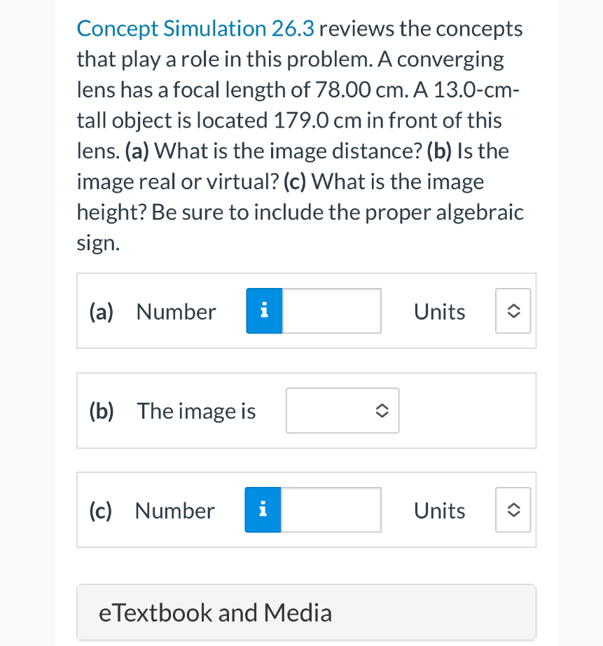Solved Concept Simulation 26.3 ﻿reviews the concepts that | Chegg.com