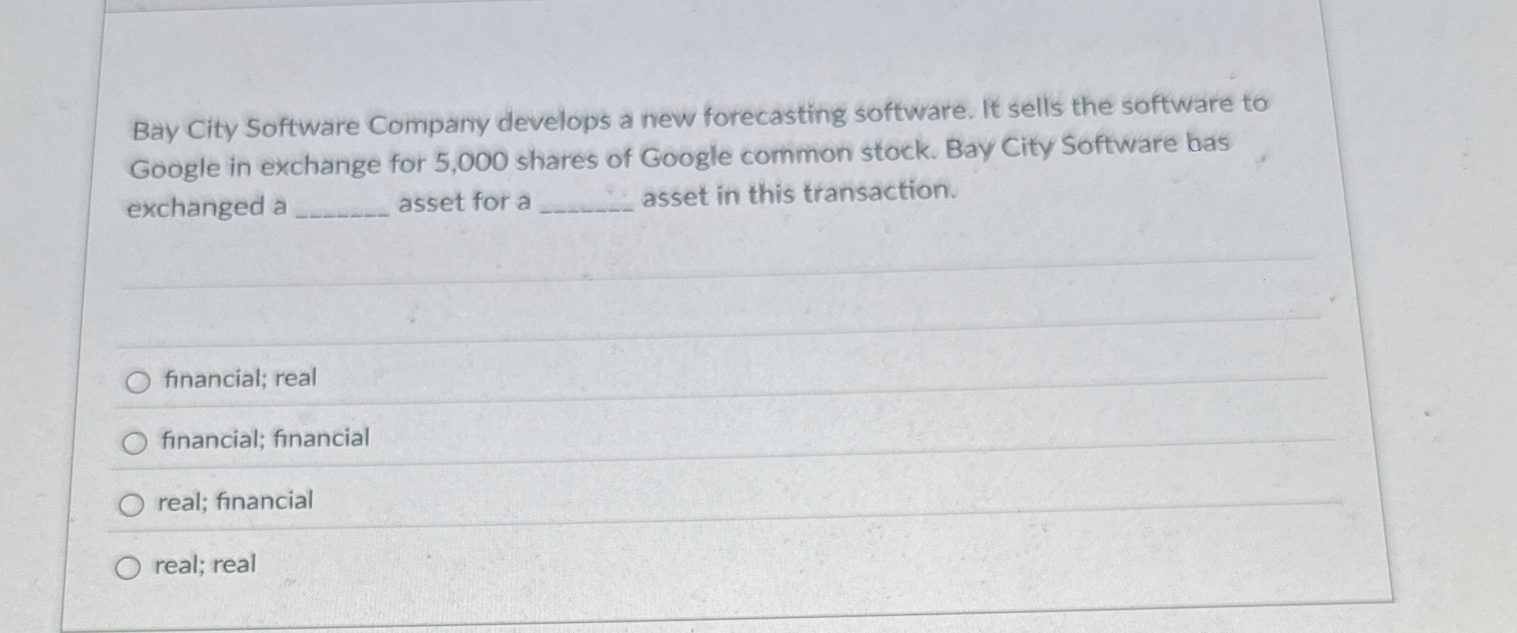 Solved Bay City Software Company develops a new forecasting | Chegg.com