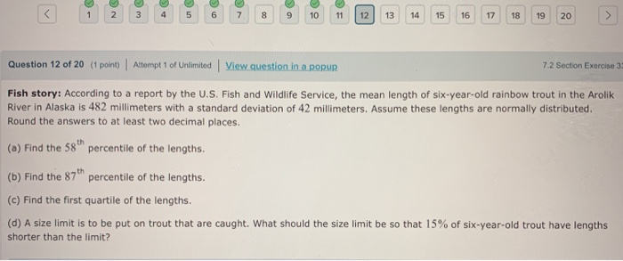Solved help with A.B,C and D my calculators invnorm is | Chegg.com