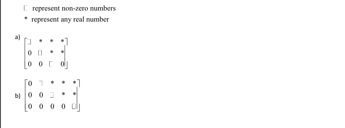 Suppose each matrix represents the augmented matrix | Chegg.com