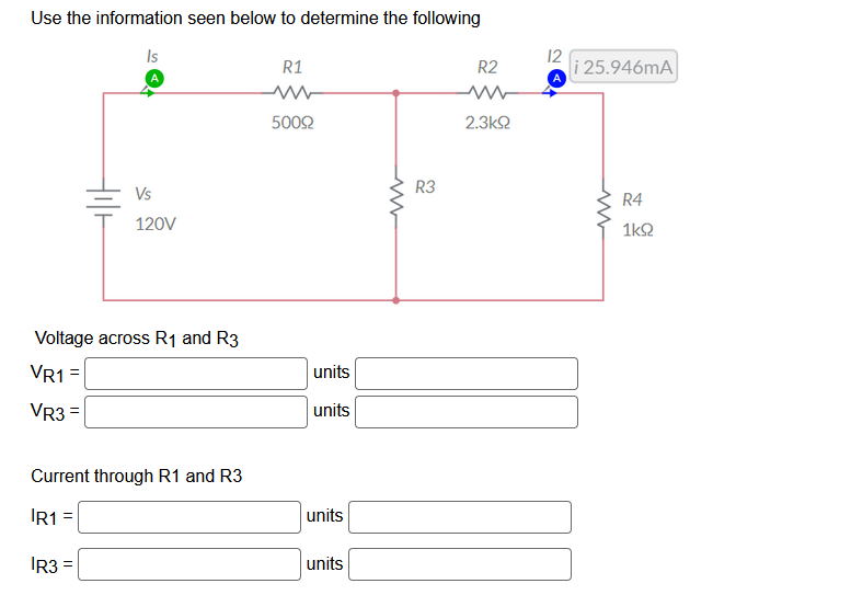 Solved Use the information seen below to determine the | Chegg.com