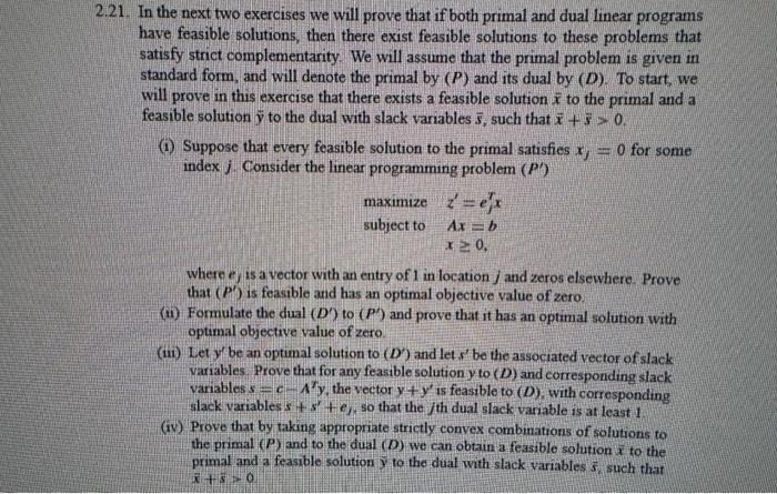 Solved 21. In the next two exercises we will prove that if | Chegg.com