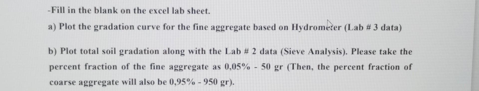-Fill in the blank on the excel lab sheet. a) Plot | Chegg.com
