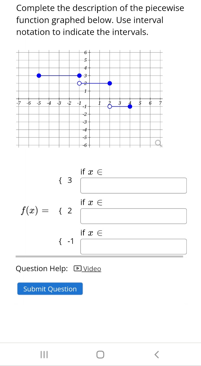Solved Complete the description of the piecewisefunction | Chegg.com