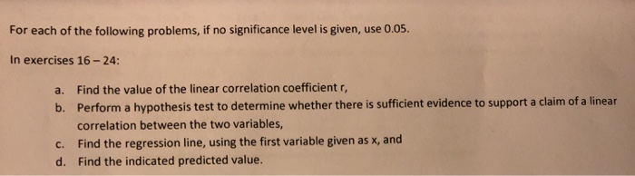 Solved For each of the following problems, if no | Chegg.com