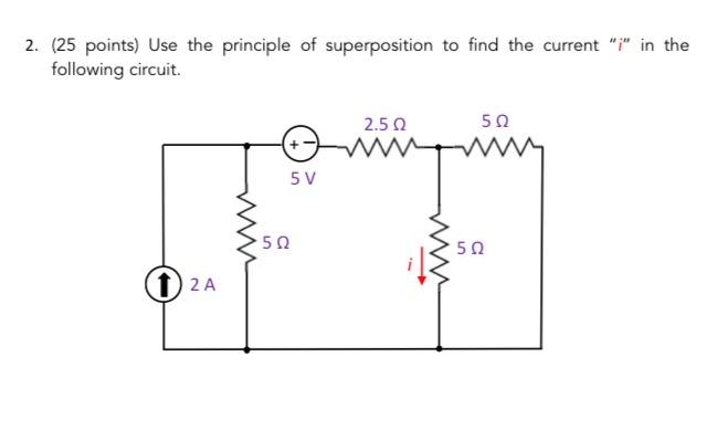 Solved 2. (25 points) Use the principle of superposition to | Chegg.com