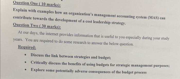 Solved Question One ( 10 marks): Explain with examples how | Chegg.com