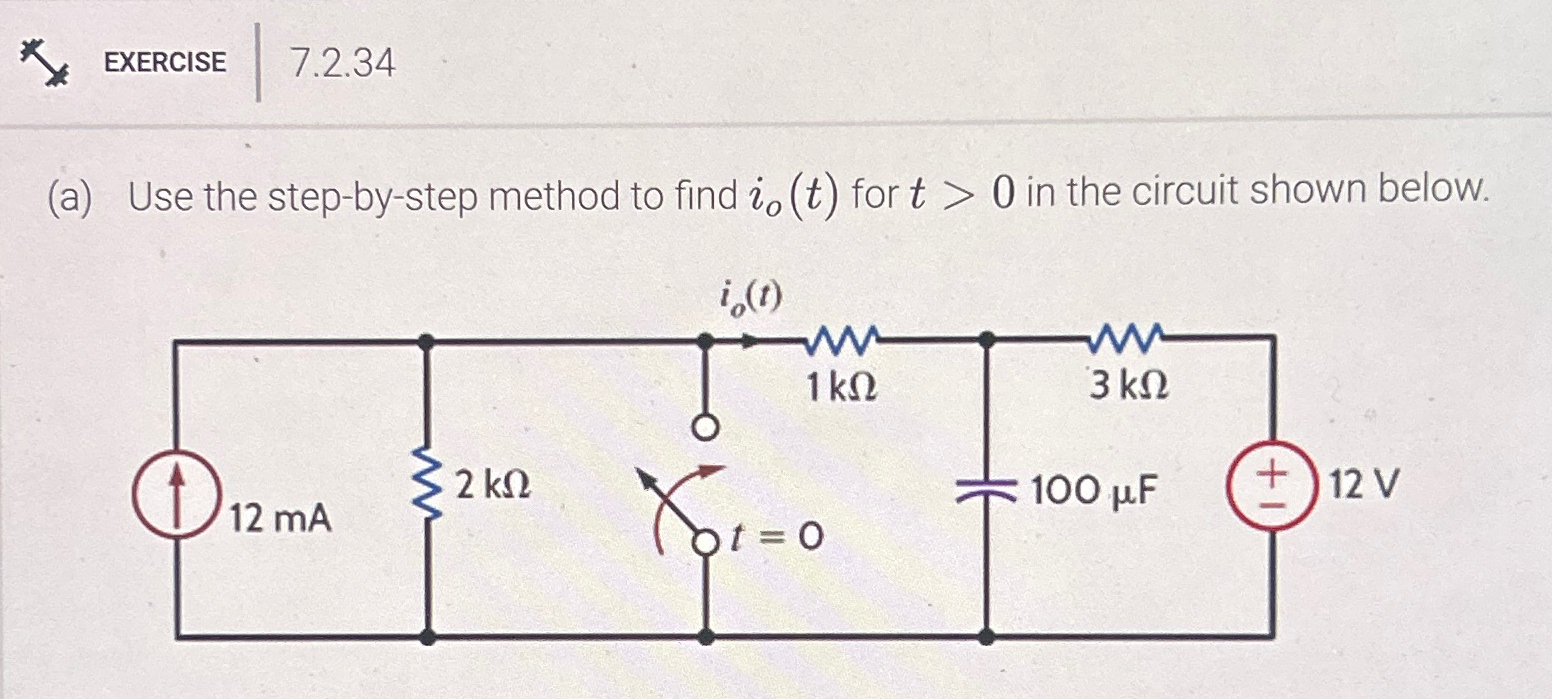 Solved EXERCISE7.2 .34(a) ﻿Use the step-by-step method to | Chegg.com
