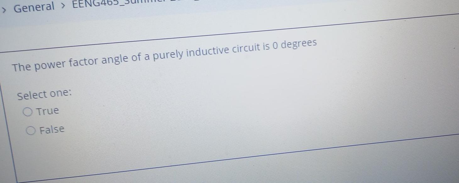 Solved Power factor of 85% means Select one: There is 15% | Chegg.com