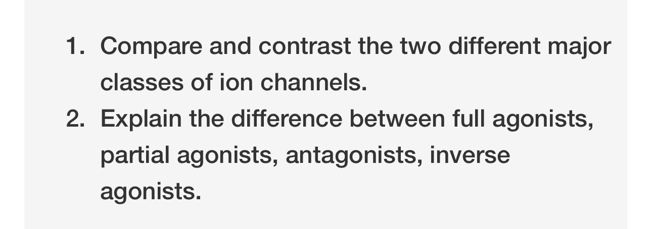 Solved Compare and contrast the two different major classes | Chegg.com