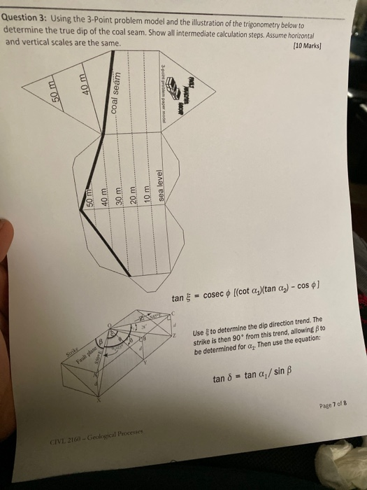 Question 3: Using the 3-Point problem model and the | Chegg.com