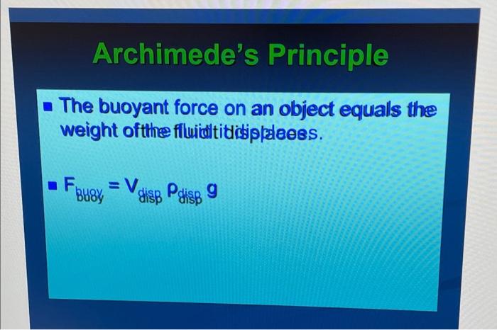 Solved make a concept drawing based on Fluids in physics. | Chegg.com