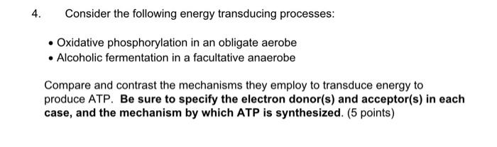 Solved 4. Consider the following energy transducing | Chegg.com
