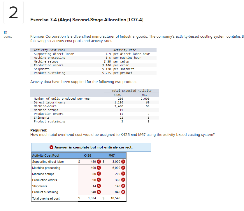 Solved Exercise 7-4 (Algo) Second-Stage Allocation | Chegg.com Solved Exercise 7-4 (Algo) Second-Stage Allocation | Chegg.com