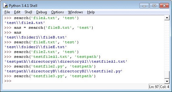 Solved 4. ﻿Implement a recursive function search() ﻿that | Chegg.com