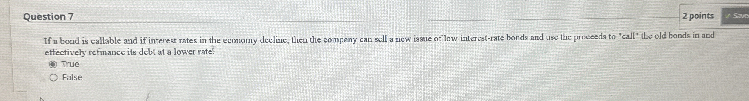 Solved Question 72 ﻿pointsIf a bond is callable and if | Chegg.com