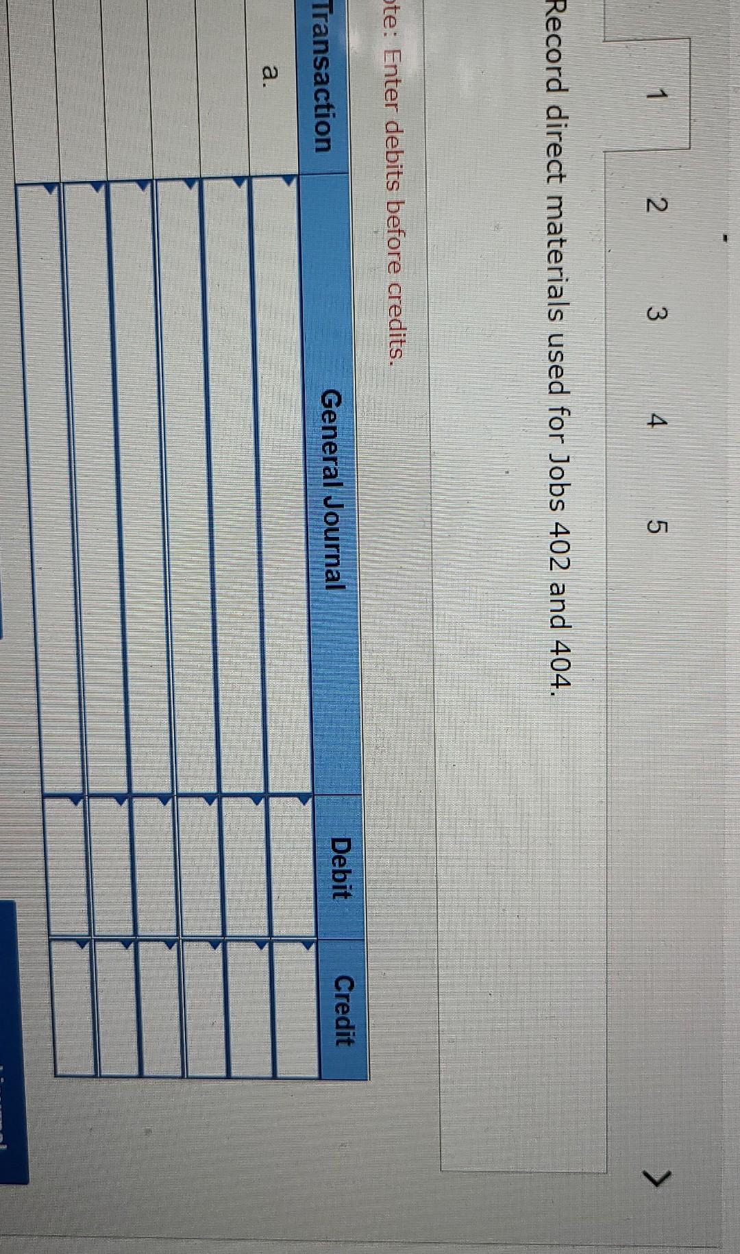 Solved Problem 2-3A (Algo) Computing and recording job | Chegg.com