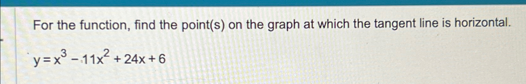 Solved For the function, find the point(s) ﻿on the graph at | Chegg.com