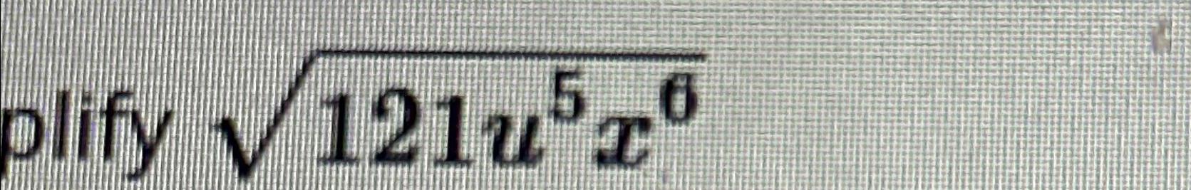 Solved plify 121u5x62 | Chegg.com
