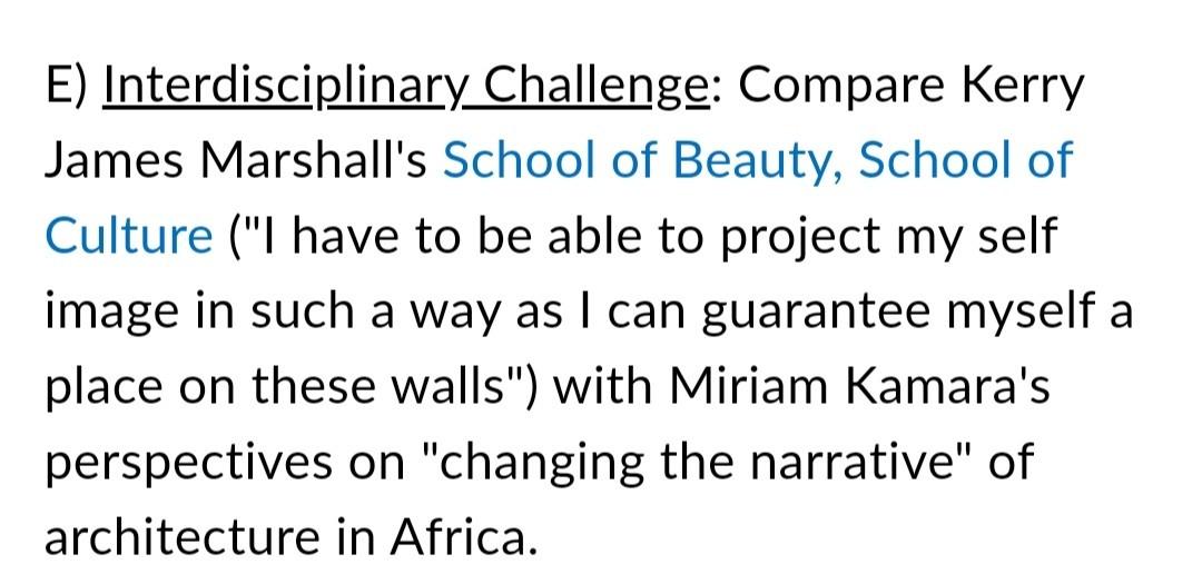 E) Interdisciplinary Challenge: Compare Kerry James | Chegg.com