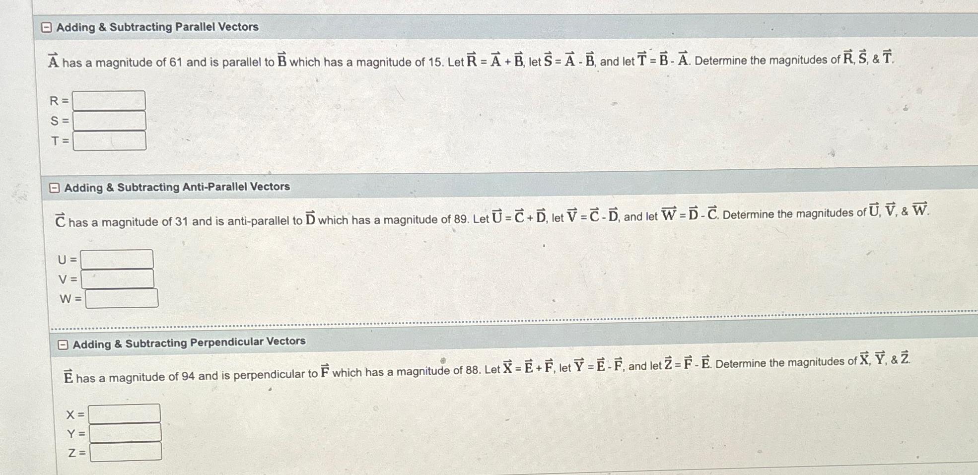 Solved Help with all sections please. | Chegg.com