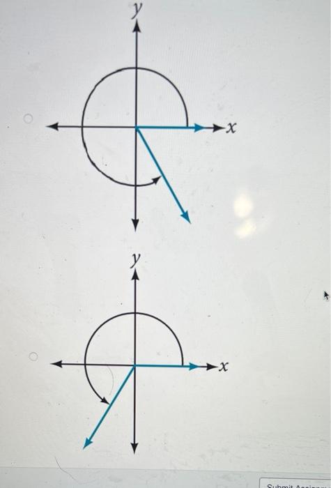 Solved Select the figure with an angle of 300 on a circle in | Chegg.com