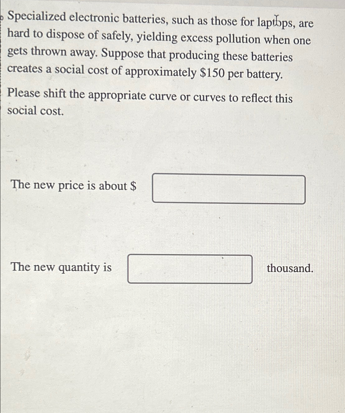 Solved Specialized electronic batteries, such as those for | Chegg.com