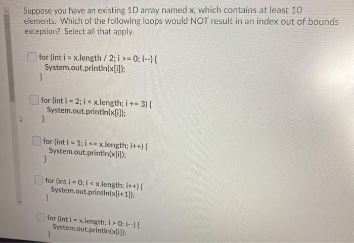 Solved Suppose You Have An Existing 1d Array Named X Which