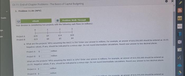 Solved rour division is cunsidering two projects with the | Chegg.com