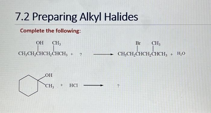 Solved 7.1 Naming Alkyl Halides Name Following Compounds | Chegg.com