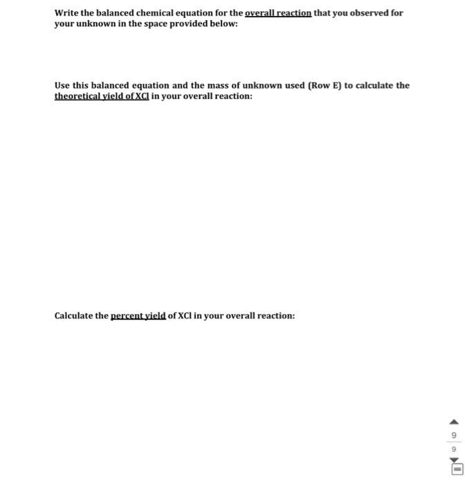 Experiment 5 Identification of a Compound: Carbonate | Chegg.com