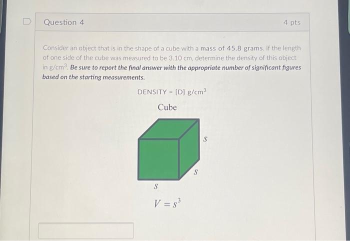 Solved Question 4 Consider an object that is in the shape of | Chegg.com