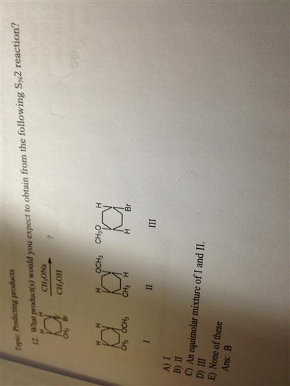 Solved What product(s) would you expect to obtain from the | Chegg.com