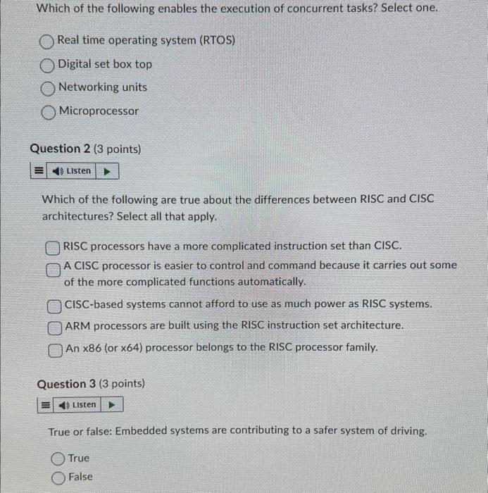 Solved Which of the following enables the execution of | Chegg.com
