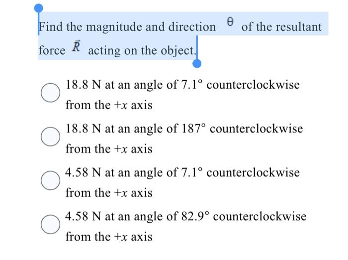 Solved Three forces act on an object, as shown in the | Chegg.com Solved Three forces act on an object, as shown in the | Chegg.com