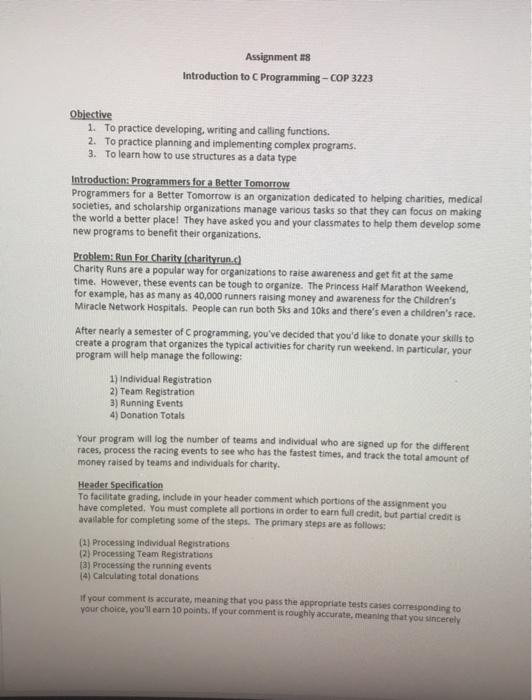Solved Assignment 28 Introduction To C Programming Cop 